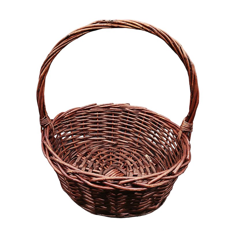 Canastas de Mimbre Redonda – Yaques Hnos